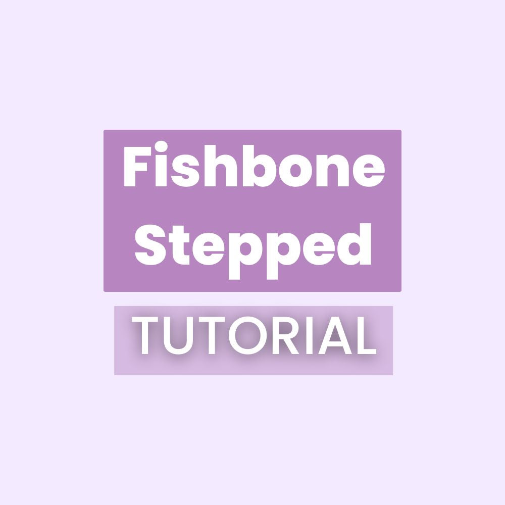 Fishbone Stepped Stitch - Needlepoint Tutorial – Unwind Studio
