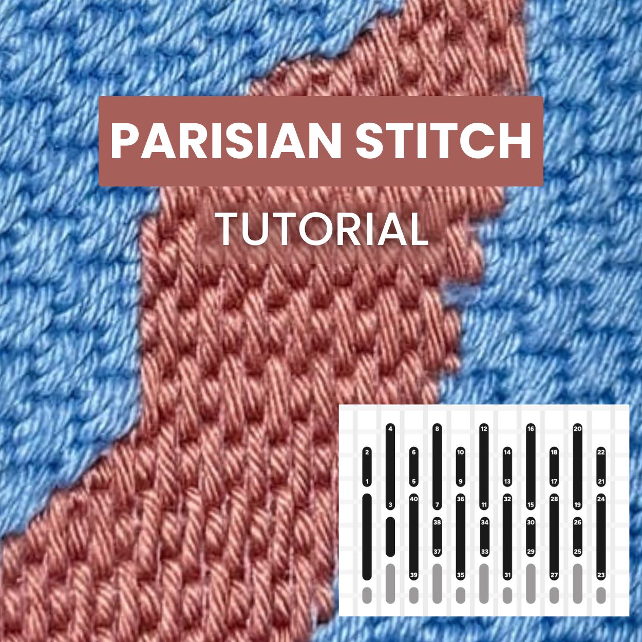 Parisian Stitch - Needlepoint Tutorial – Unwind Studio
