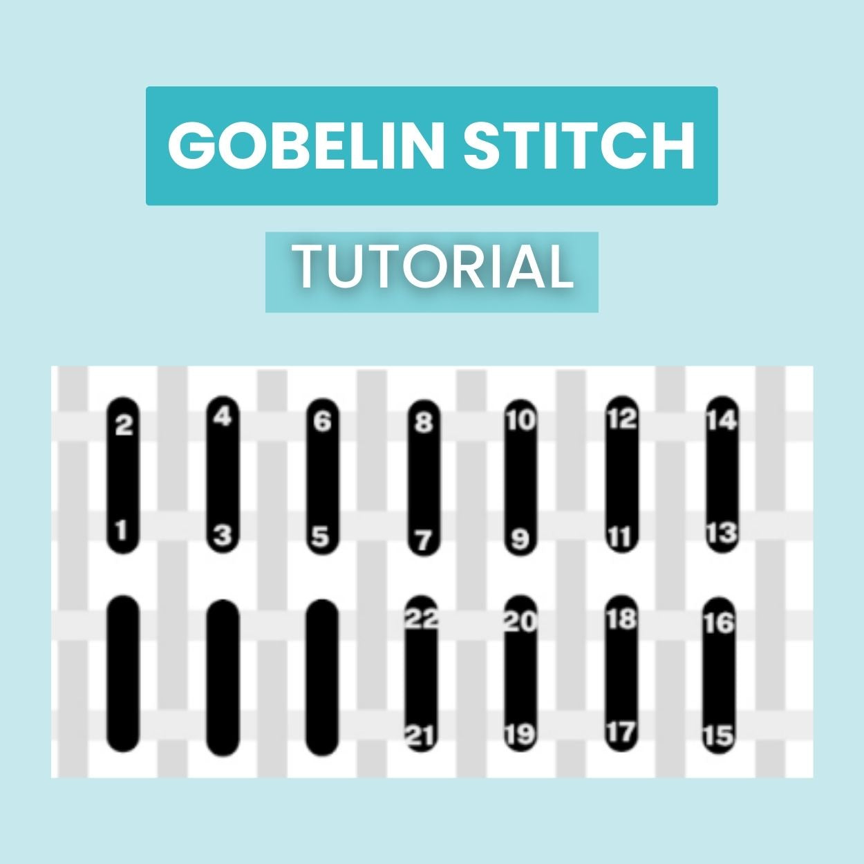 Gobelin Stitch - Needlepoint Tutorial – Unwind Studio