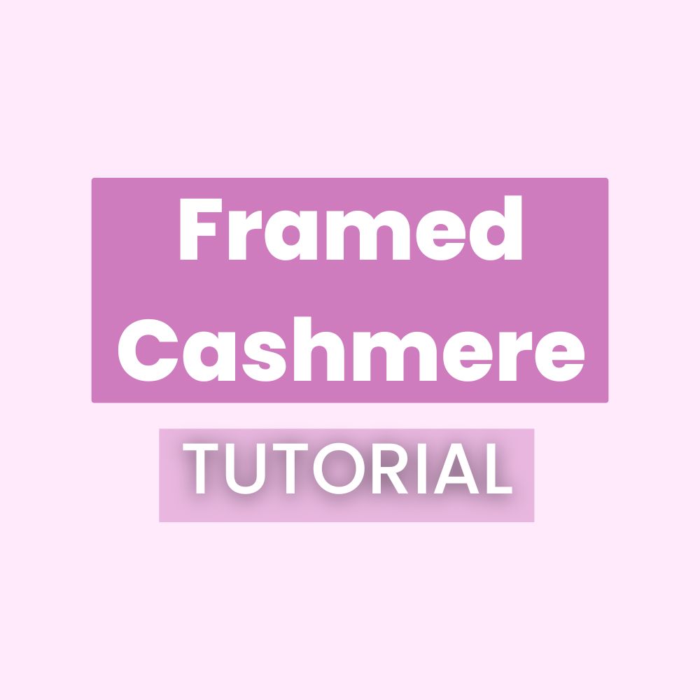 Framed Cashmere Stitch - Needlepoint Tutorial – Unwind Studio