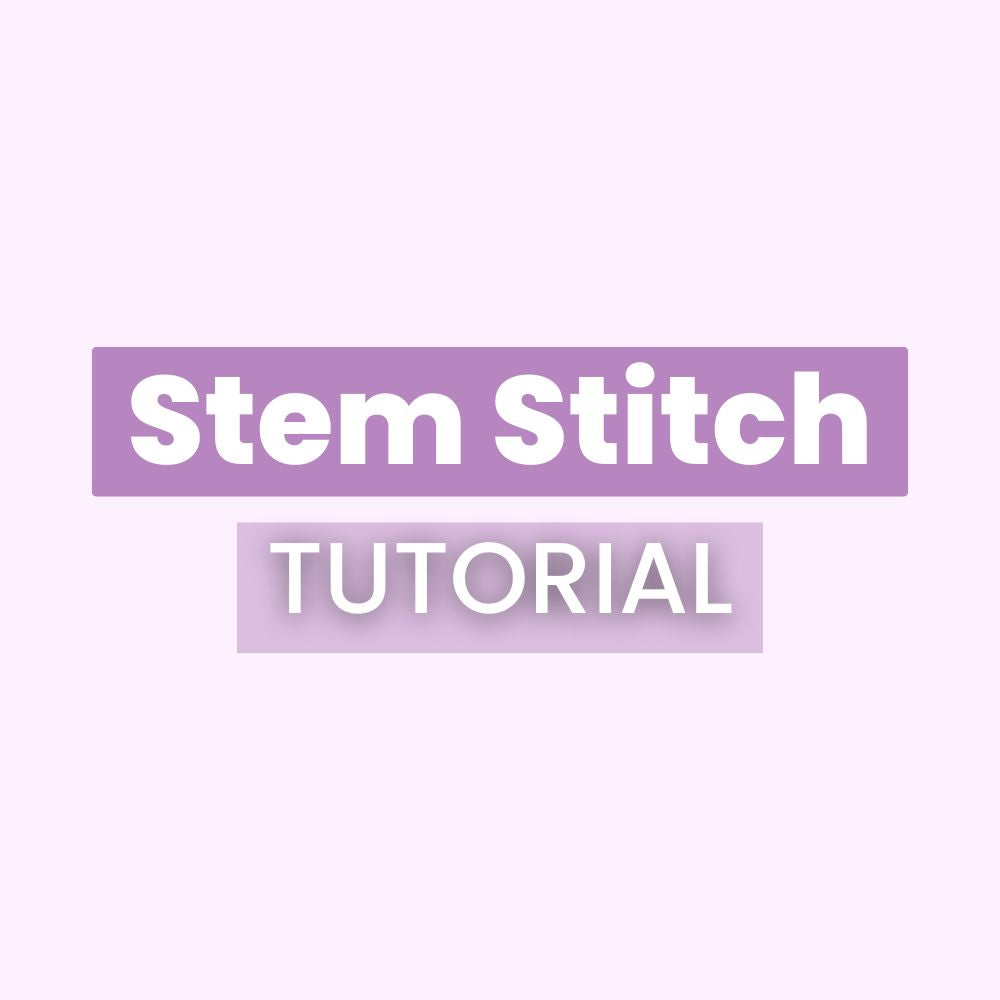 Stem Stitch - Needlepoint Tutorial – Unwind Studio