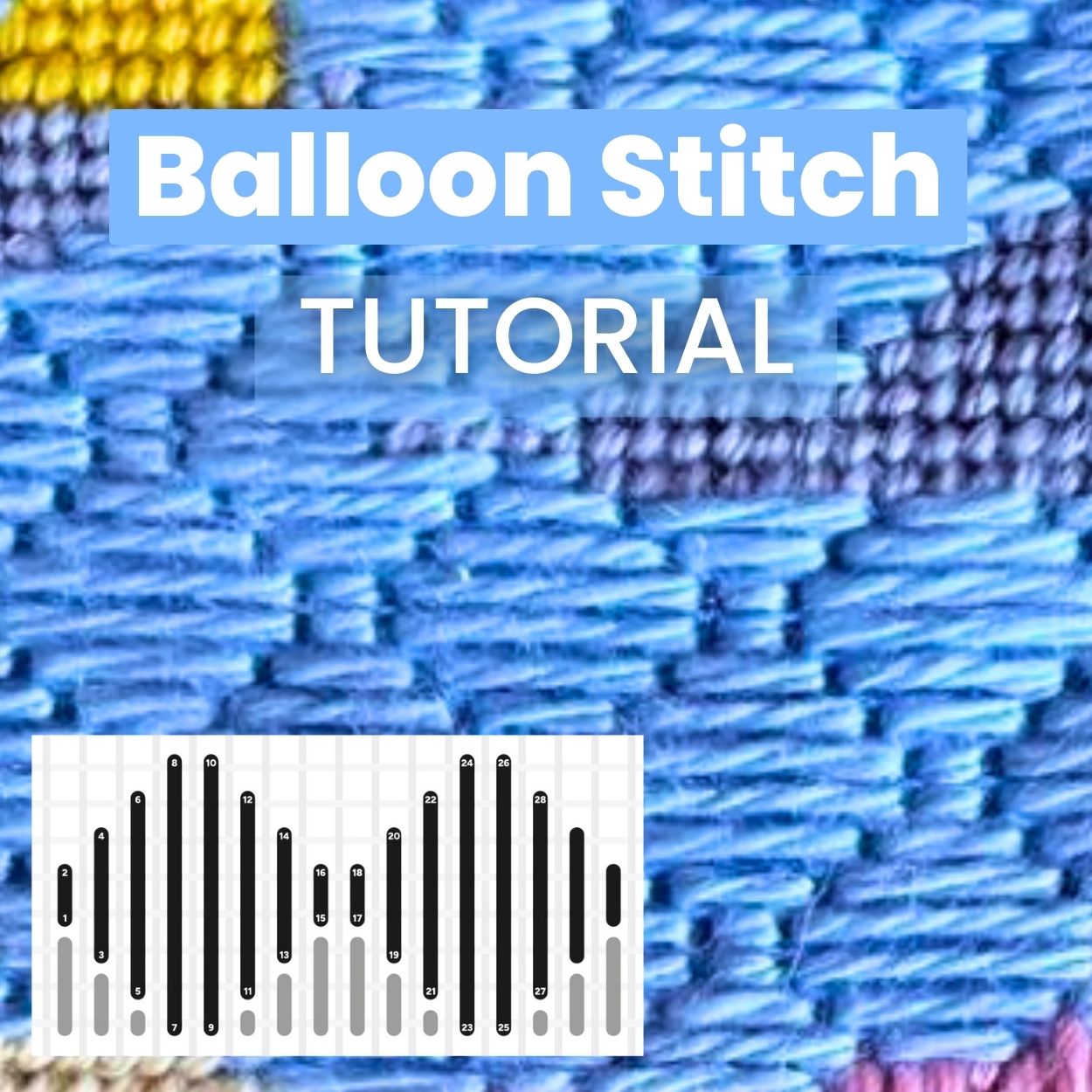 Ballon Stitch - Needlepoint Tutorial – Unwind Studio