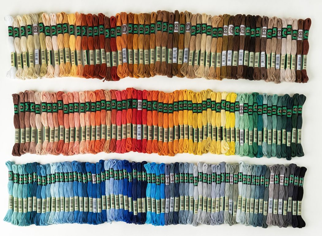 How to frame a needlepoint canvas with frames from Unwind Studio, IKEA