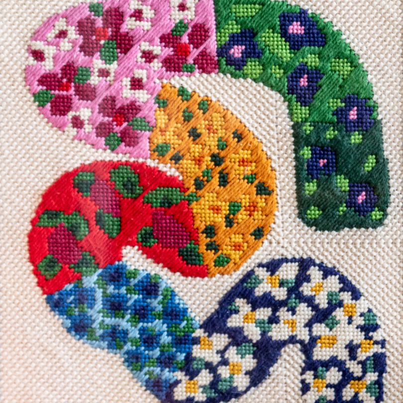 Sunflower Needlepoint Kit - Stitch Guide – Unwind Studio