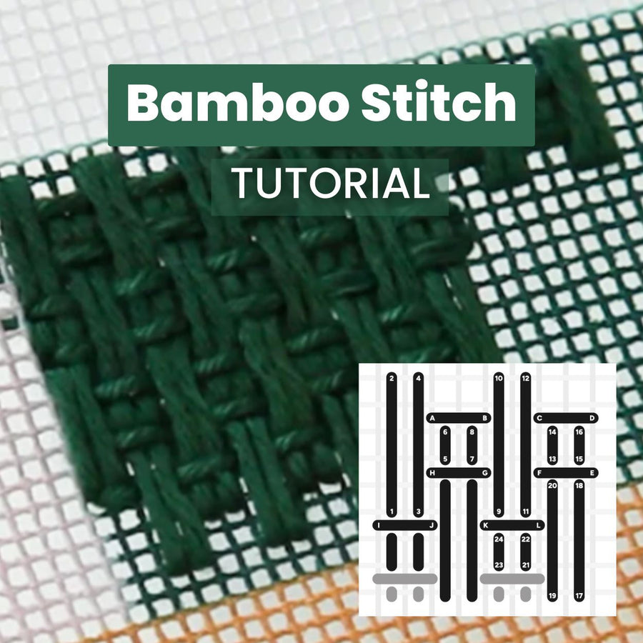 Needlepoint Stitches Library & Tutorials – Unwind Studio