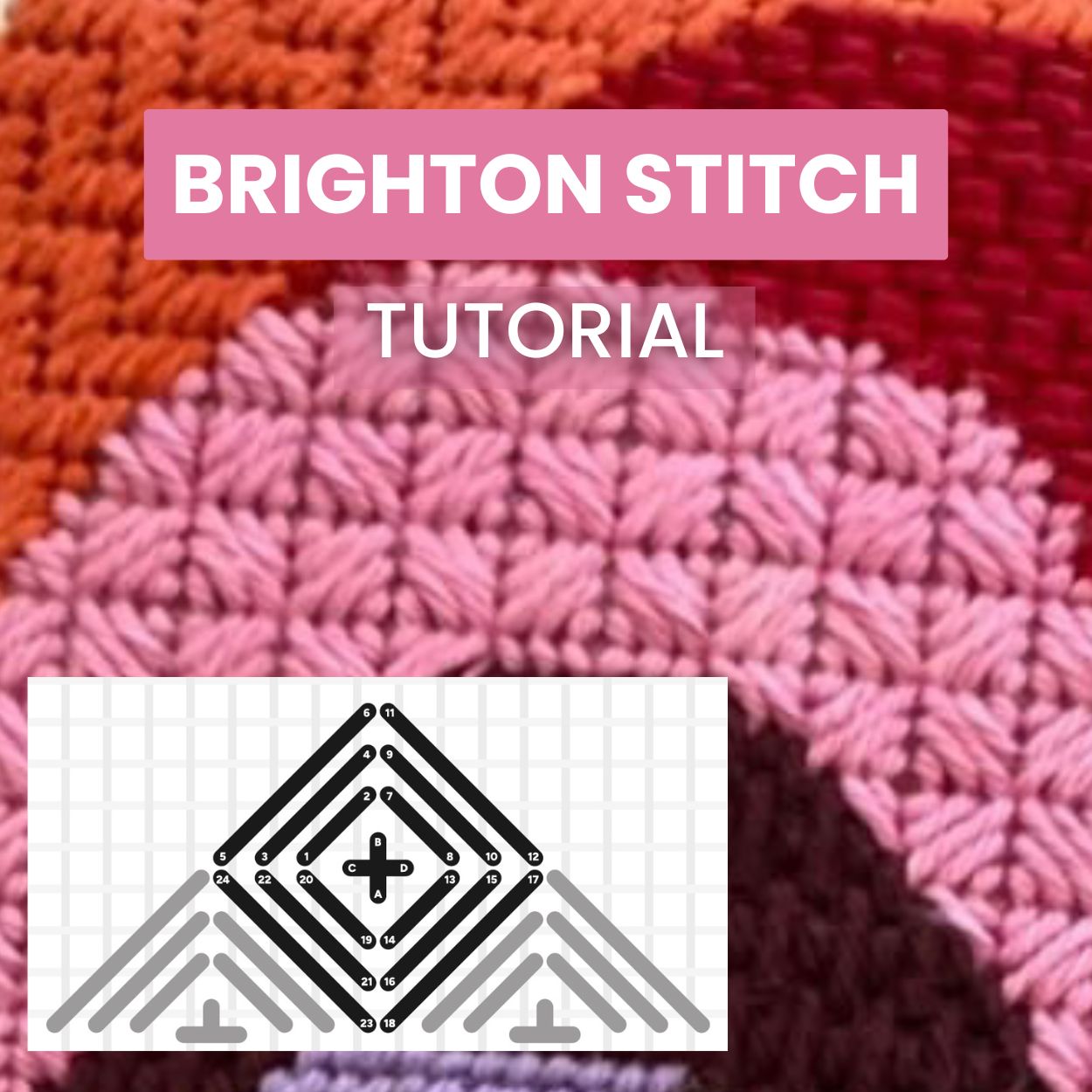 Brighton Stitch - Needlepoint Tutorial – Unwind Studio