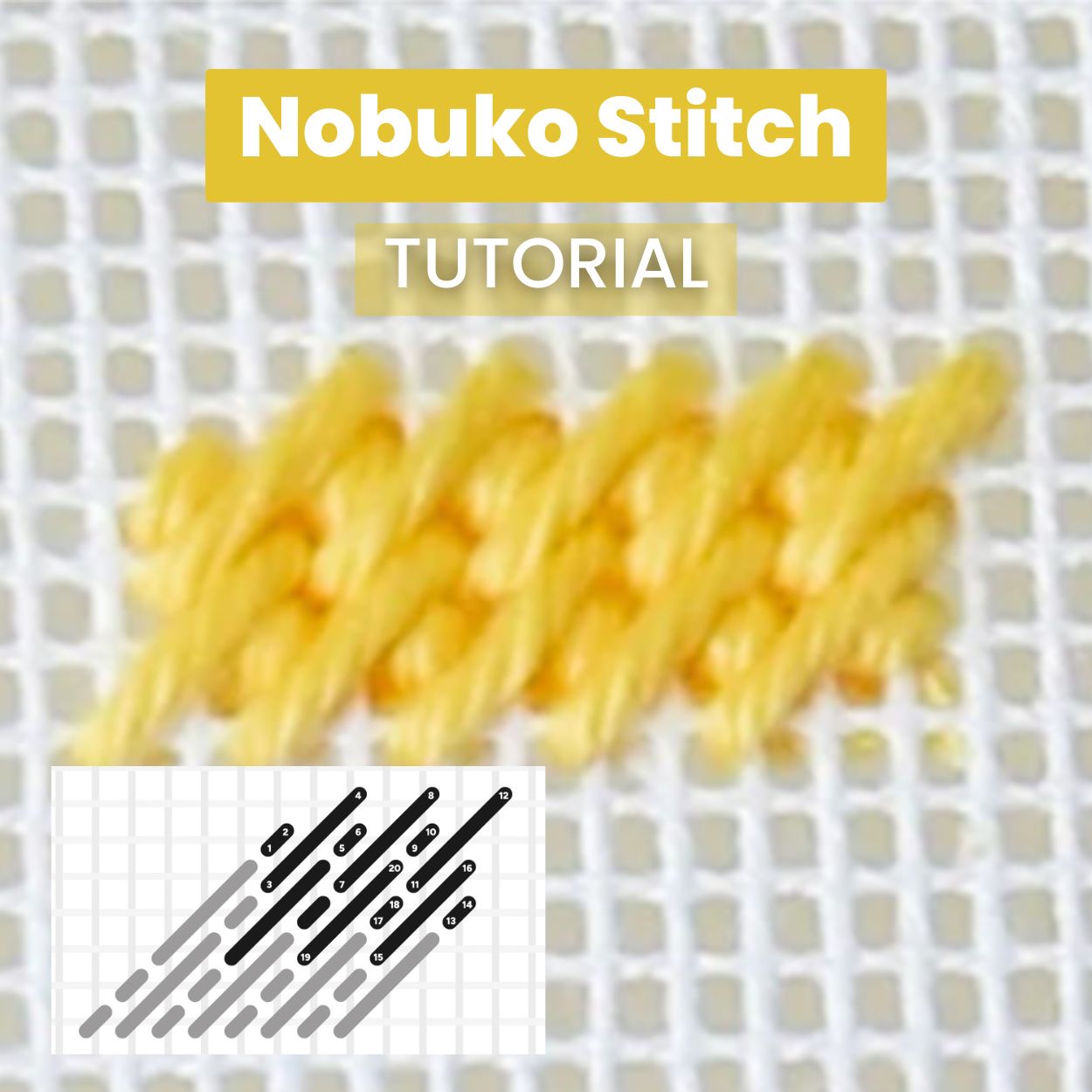 Nobuko Stitch - Needlepoint Tutorial – Unwind Studio