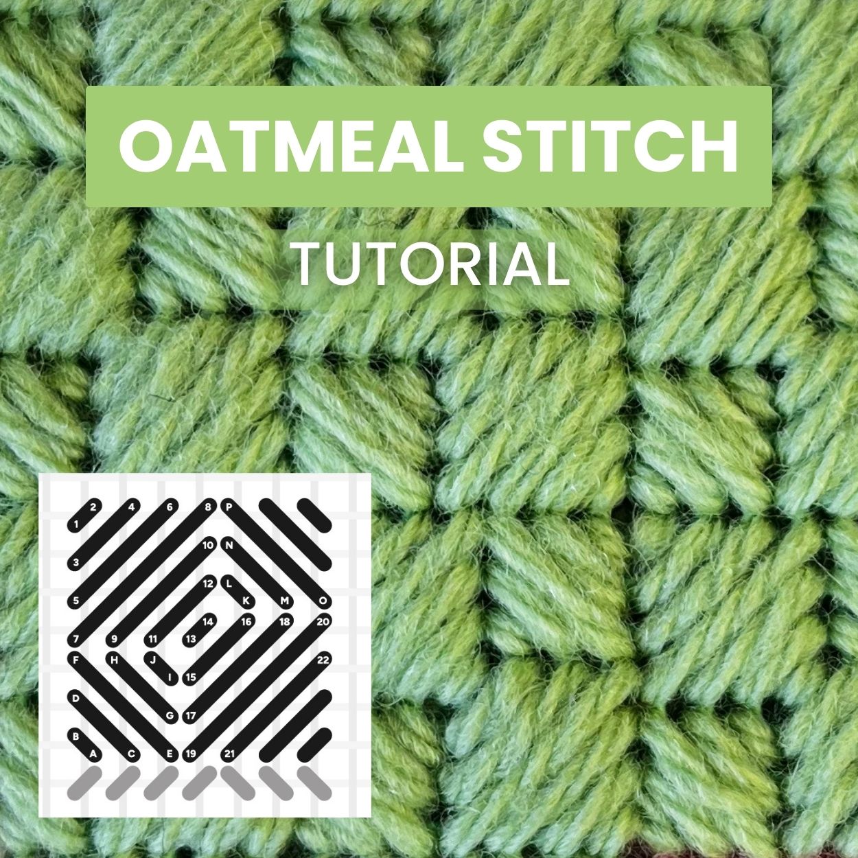 Oatmeal Stitch - Needlepoint Tutorial – Unwind Studio