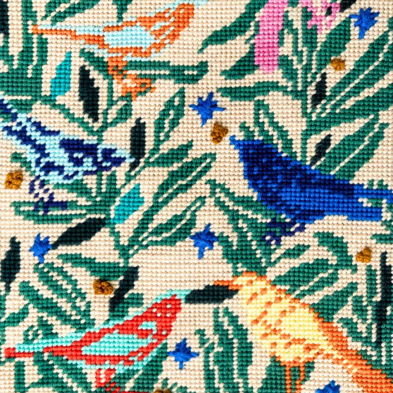 The Birds Needlepoint Kit - Stitch Guide – Unwind Studio