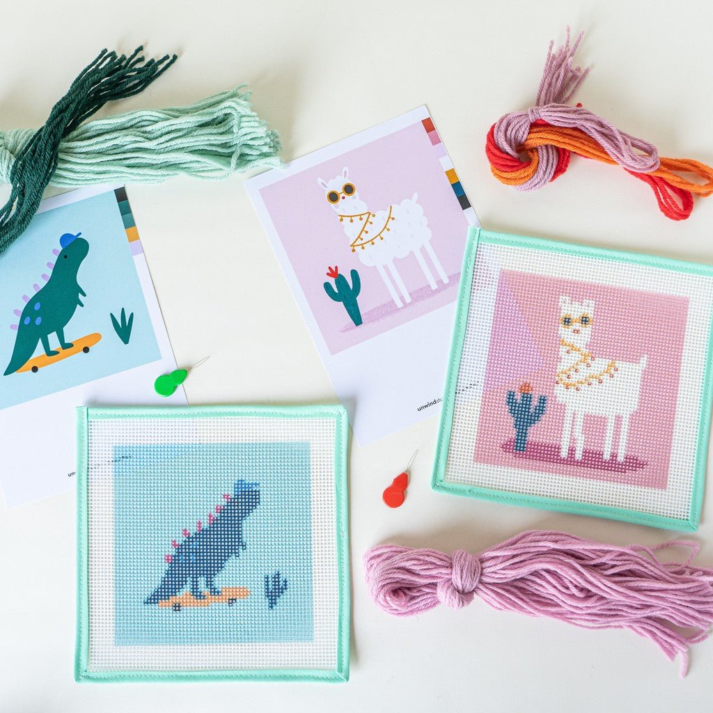 Needlepoint Craft Kits for Kids – Unwind Studio