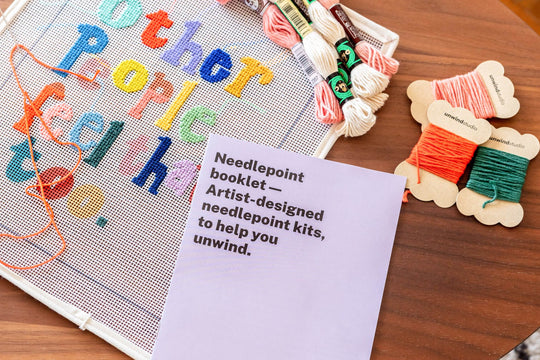 Needlepoint Letters and Numbers for Personalization – Unwind Studio