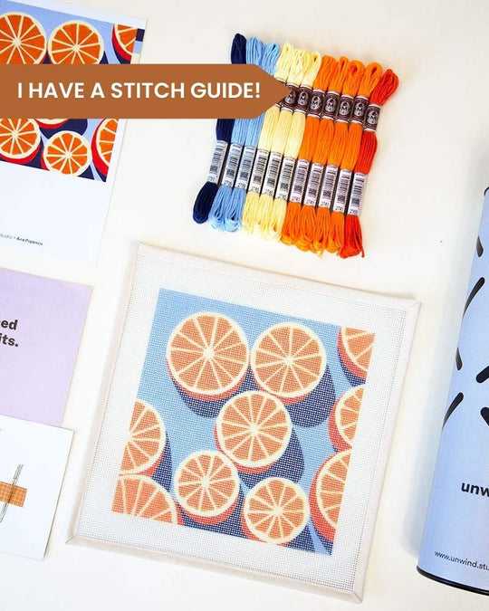 Needlepoint Kits with Stitch Guide – Unwind Studio