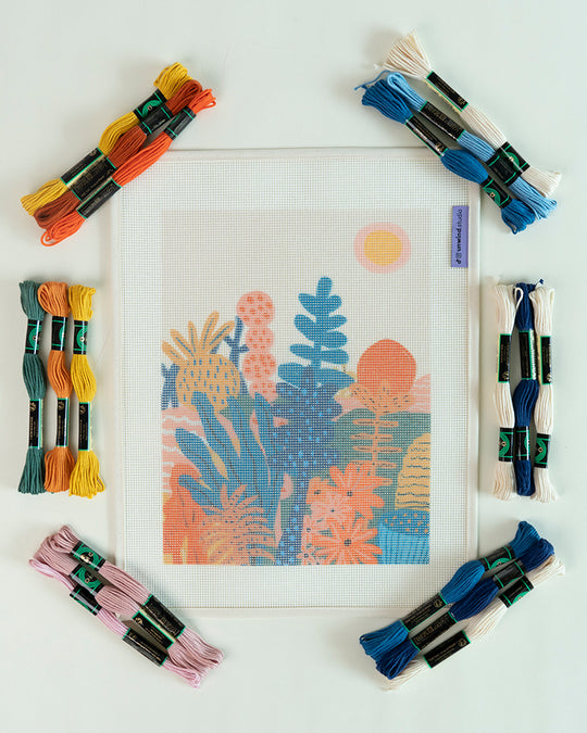 Needlepoint Kits with Stitch Guide – Unwind Studio