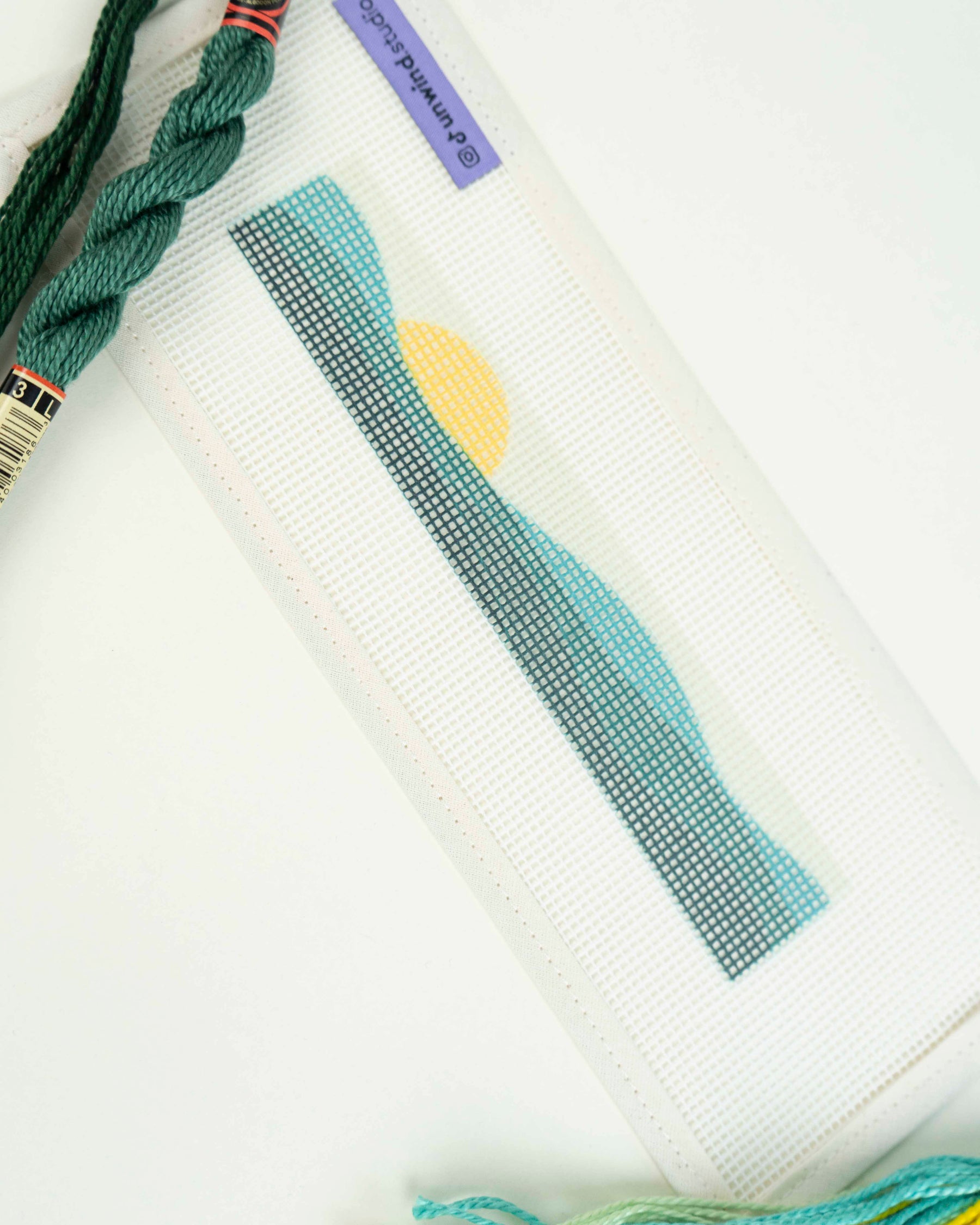 Green Mountain Key Fob Needlepoint Kit – Unwind Studio