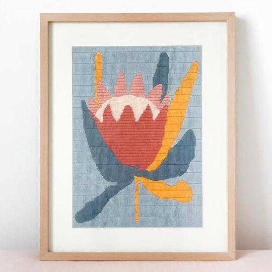 Sunset Ocean Scene Needlepoint Kit – Unwind Studio