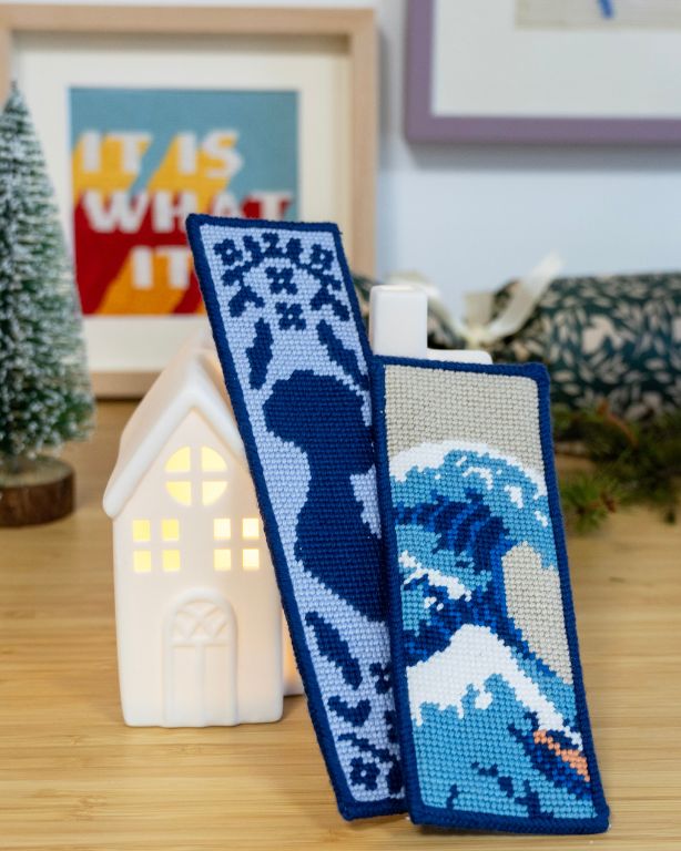 The Great Wave Bookmark Needlepoint Kit – Unwind Studio