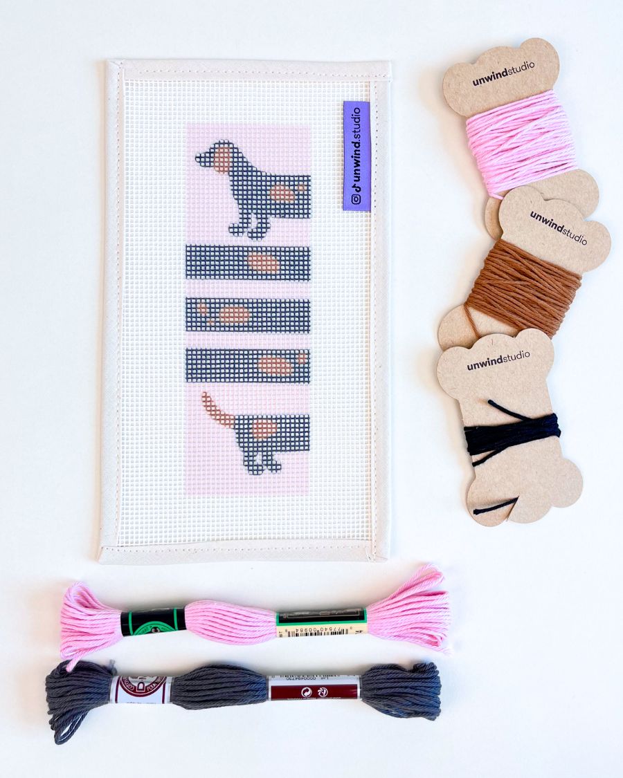 The Wi(e)nner Bookmark Needlepoint Kit – Unwind Studio