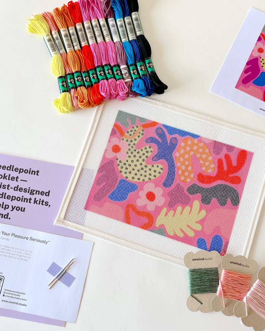 Needlepoint Craft Kits Designed By Ponnopozz Unwind Studio