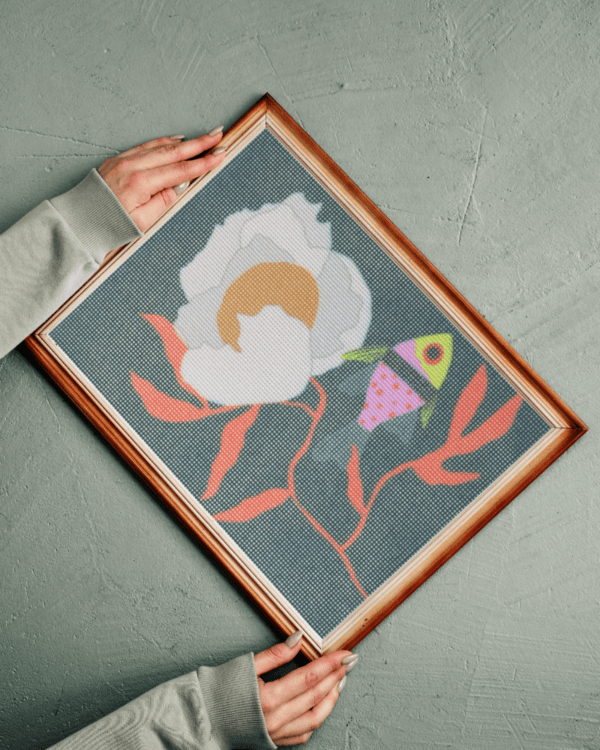 Pajama Fish Modern Folk Needlepoint Kit – Unwind Studio