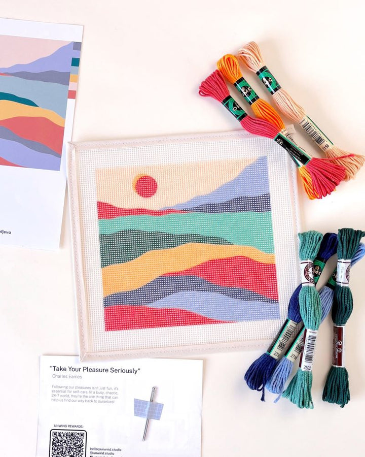 Needlepoint Kits for Beginners – Unwind Studio