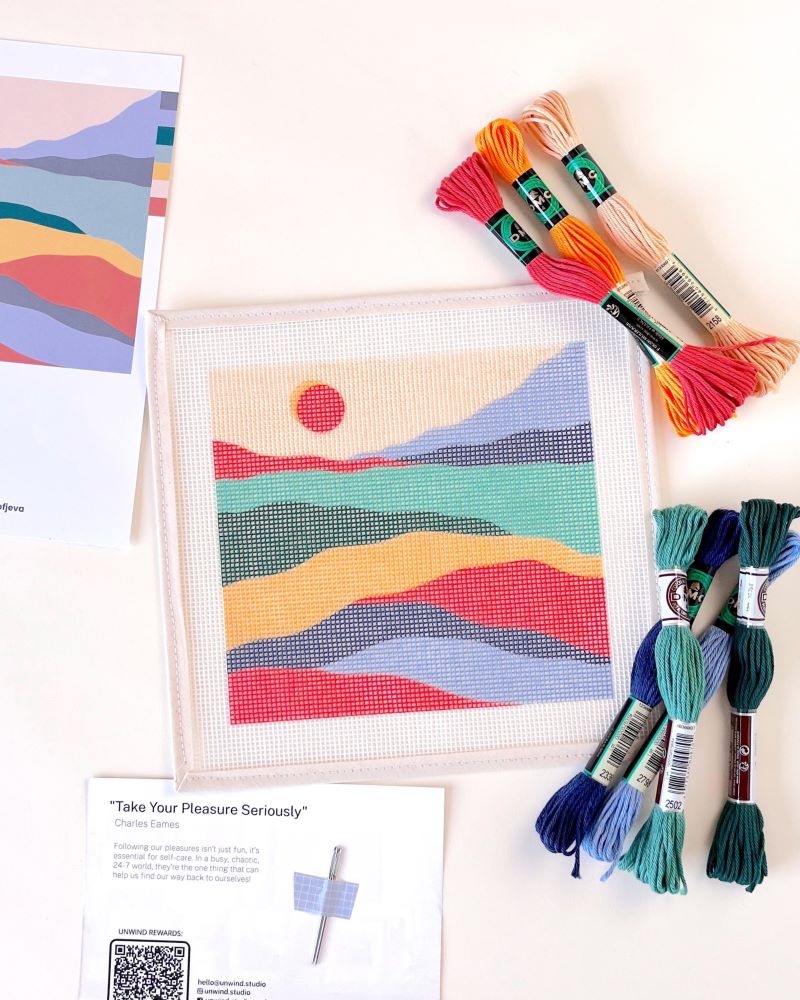 Needlepoint Kits for Beginners – Unwind Studio