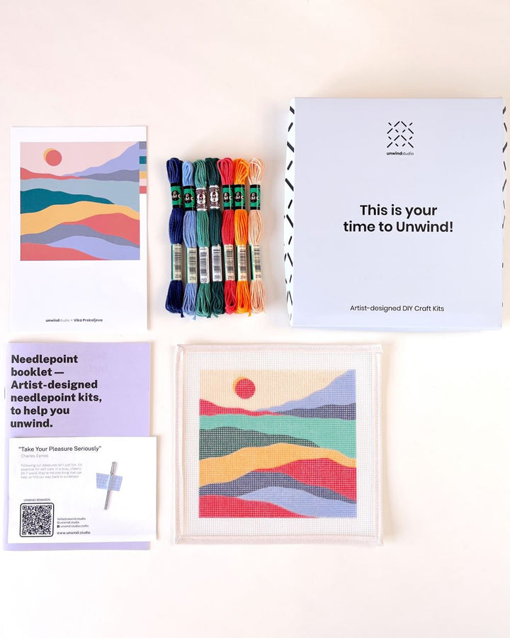 Needlepoint Kits for Beginners – Unwind Studio