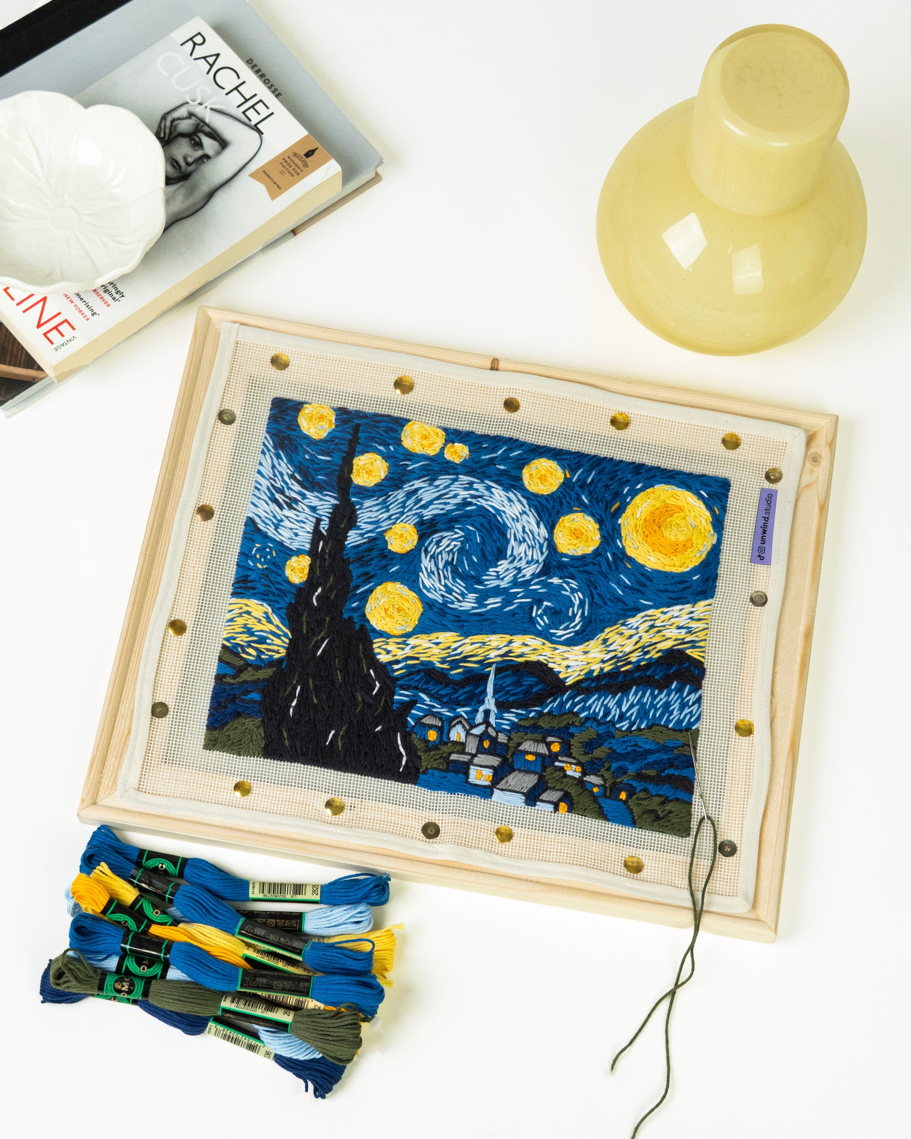Van Gogh "Starry Night" Needlepoint Kit – Unwind Studio