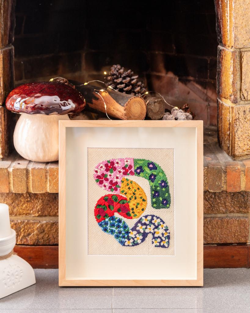 Modern Sunflower Needlepoint Kit – Unwind Studio