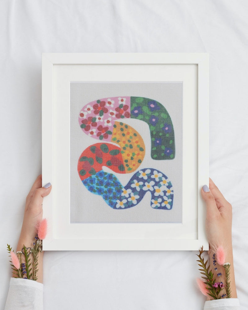 Modern Sunflower Needlepoint Kit – Unwind Studio