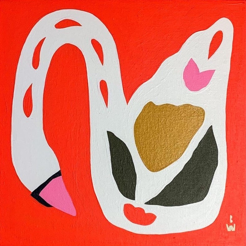 Red Swan Design Needlepoint Kit – Unwind Studio