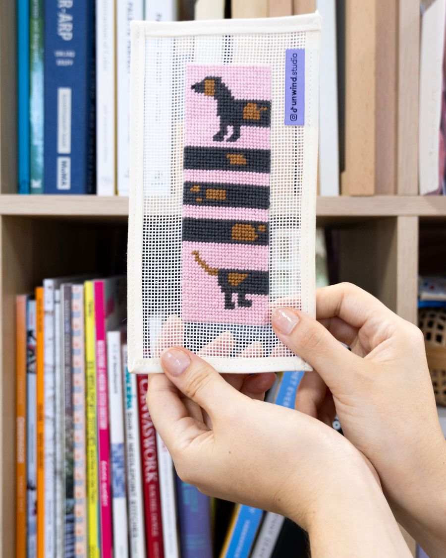 The Wi(e)nner Bookmark Needlepoint Kit – Unwind Studio