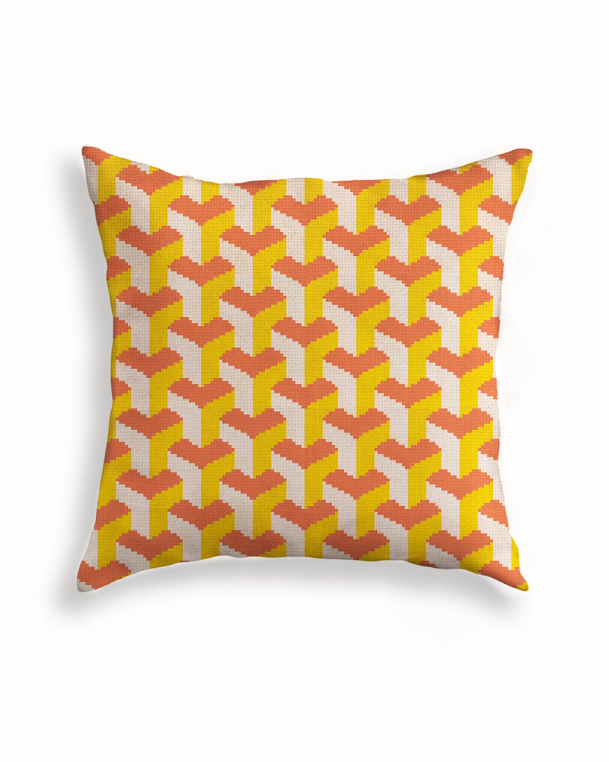 Tumbling Blocks V3: Needlepoint Cushion Kit (Counted Canvas) – Unwind ...