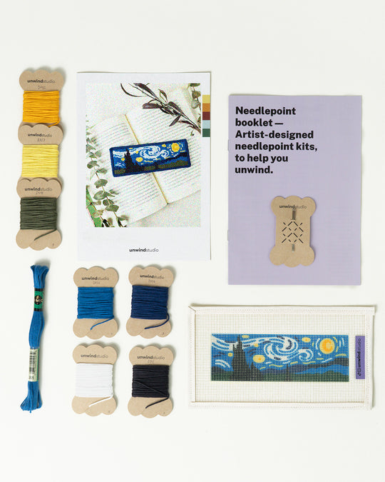 Modern Bookmark Needlepoint Kits – Unwind Studio