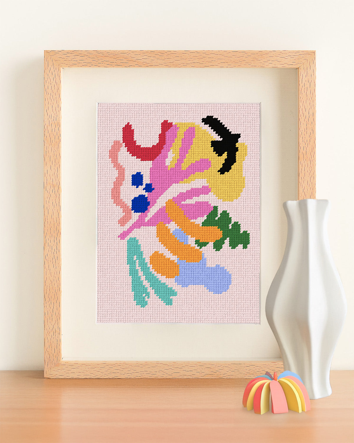 Abstract Composition Needlepoint Kit – Unwind Studio