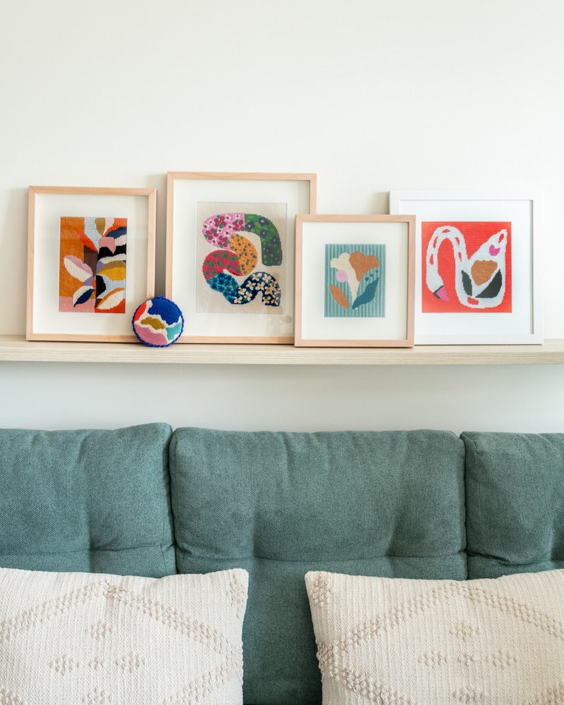 Red Swan Design Needlepoint Kit – Unwind Studio