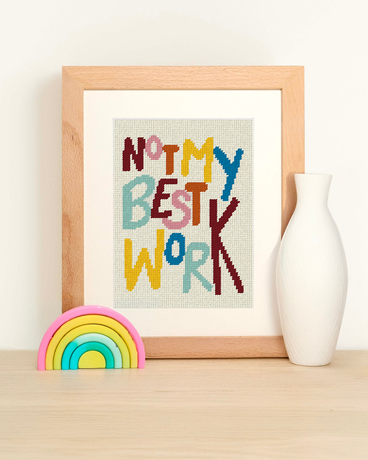"Not My Best Work" Needlepoint Kit – Unwind Studio