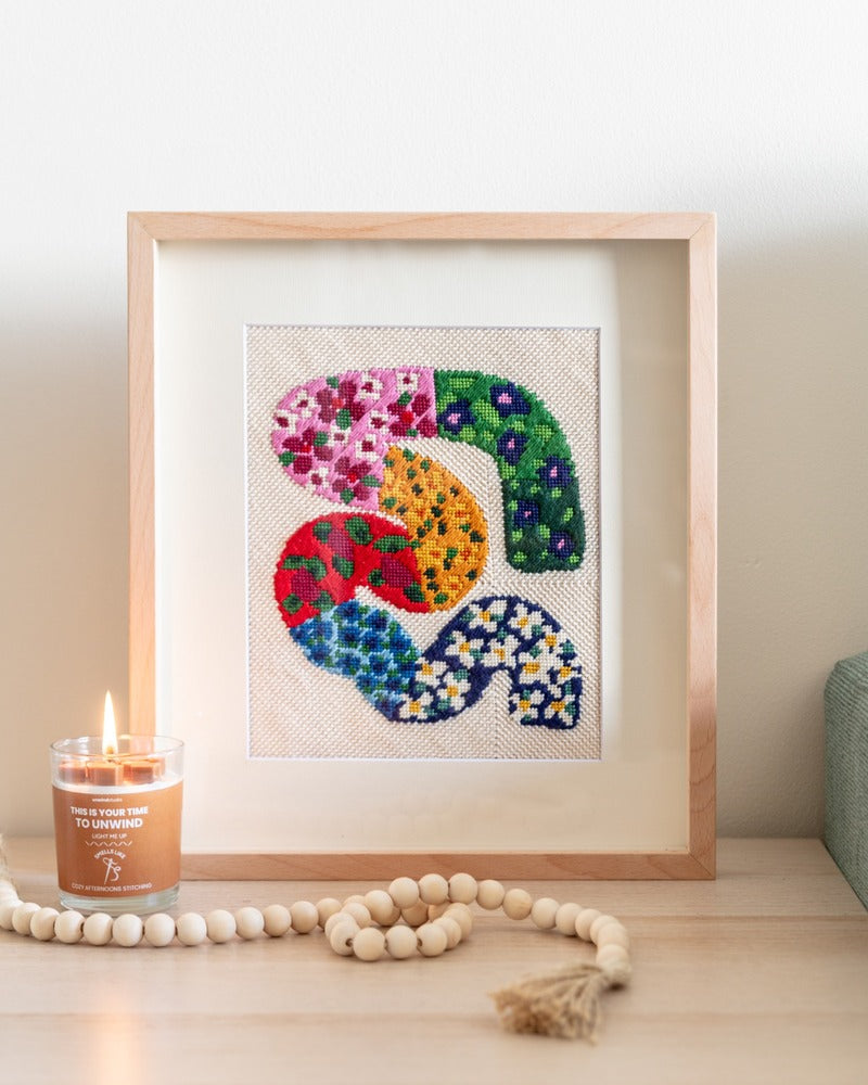 Modern Sunflower Needlepoint Kit – Unwind Studio