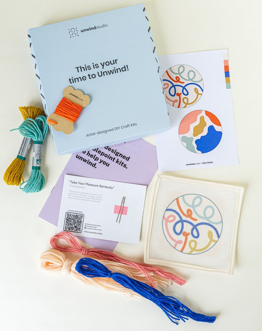 Loop Modern Needlepoint Ornaments Kit – Unwind Studio