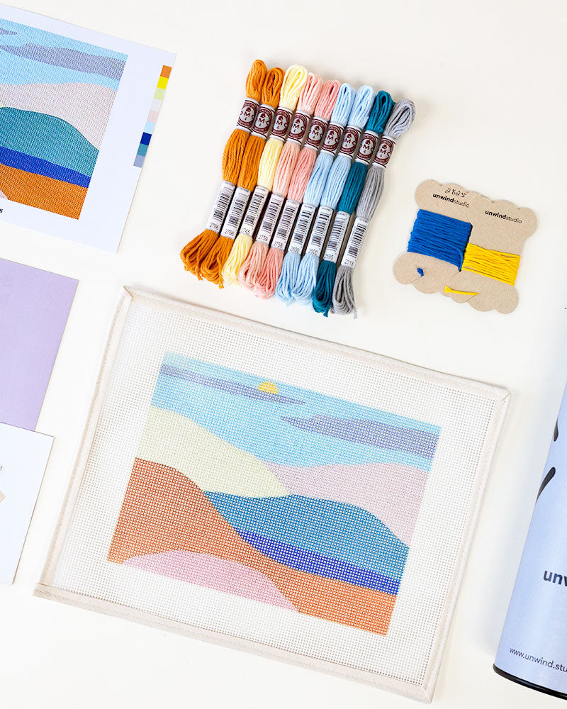 Needlepoint Kits for Beginners – Unwind Studio